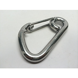 Marine Boat SS316 Rigging Secure Safety Spring SNAP Hook with Eye 5"X3"