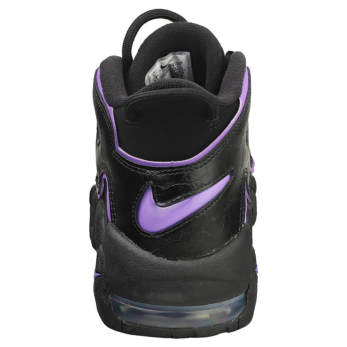 Nike mens Air More Uptempo '96, Black/Action Grape-black, 10