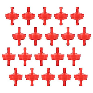 KIPA 1/4" Inline Gas Fuel Filter Replacement for Toro 42-5240 56-6360 Briggs Stratton 298090 298090S John Deere AM107314 LG298090 LG298090S PT4265 Lawn Mower Pack-20 150 Micron Element