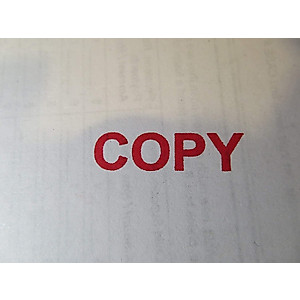 Copy Stamp Self Inking Red -Red Ink- Office Stamps self Inking Advanced Technology Designed for Business and Personal use by Executive Supplies