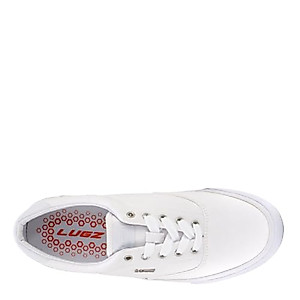 Lugz Men's Flip Shoe, White, 8.5 D US