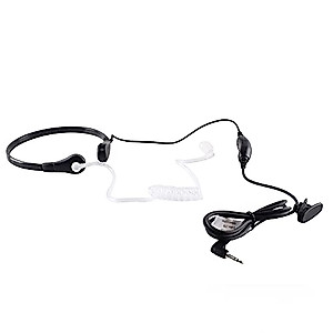 MOTDB PMLN7705AR Motorola Talkabout Two-Way Radio Throat Mic Headset with Ptt/Vox, Black