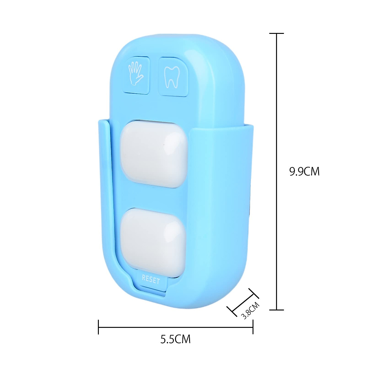 SOARING Timer for Kids, 2 Minutes Teeth Brushing and 20 Seconds Hand Washing Timer, Color Indicator Timer for Children Training Stick on Bathroom