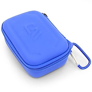 CASEMATIX Retro Handheld Game Console Case Compatible with HigoKids QS4 Portable Retro Video Game Player, Mademax RS-1 Gaming Console, E-MODS Arcade Pocket Player and More Up to 4.75", Blue Case Only