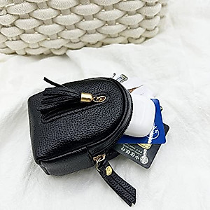 Tomcrazy Mini Storage Bag for AirPods Pro 2 1 3 Case, Sony LinkBuds S WF-L900 WF-1000XM4 Keychain Galaxy Buds Earphones Cover Airtag Huawei Tag Access Cards, Small Backpack Coin Pouch (#10)