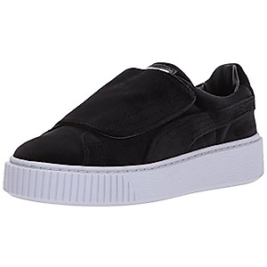 PUMA Basket Platform Strap VR Puma Black/Puma Black/Icelandic Blue 8.5 B (M)