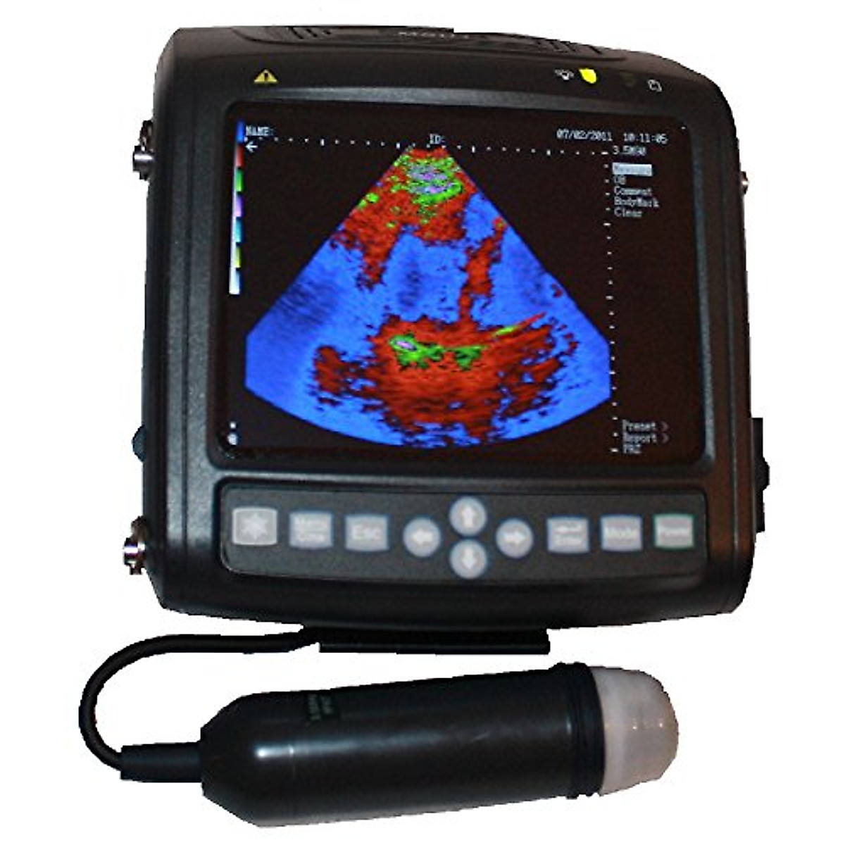 Full Digital Mechanical Sector Ultrasonic Diagnostic Instrument(veterinary) with 3.5mhz Waterproof Mechanical Sector Probe SGV7 (272438cm)