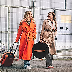 Color You Hat Box, Hat Storage Box 17" Diameter Hat Boxes for Women Men Storage Large Round Hat Travel Case with Dustproof Lid Travel Hat Box Stuffed Animal Toy Clothes Sheet Hat Organizer