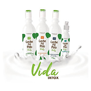 Leche Pal Pelo Vida Detox - Purify Shampoo. Hair Fall Control with Red Onion, Aloe Vera and Graviola. Shampoo de cebolla para la caida del cabello. SLS & Paraben Free | 14.9 fl.oz