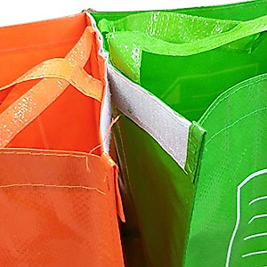 GARASANI 3 Pack Waterproof Separate Recycle Bag Waste Baskets (B Type)