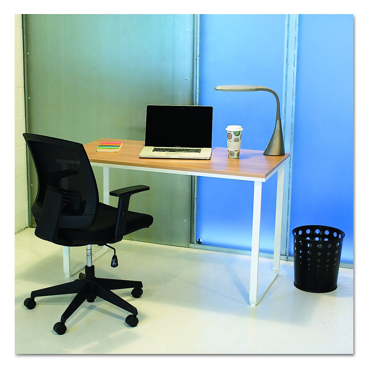 Safco Products 9740BL Bubble Wastebasket, 6-Gallon, (Qty. 3), Black