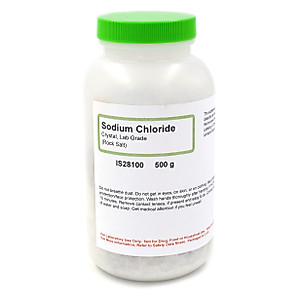 ALDON Innovating Science Lab-Grade Sodium Chloride Crystals, 500g - The Curated Chemical Collection
