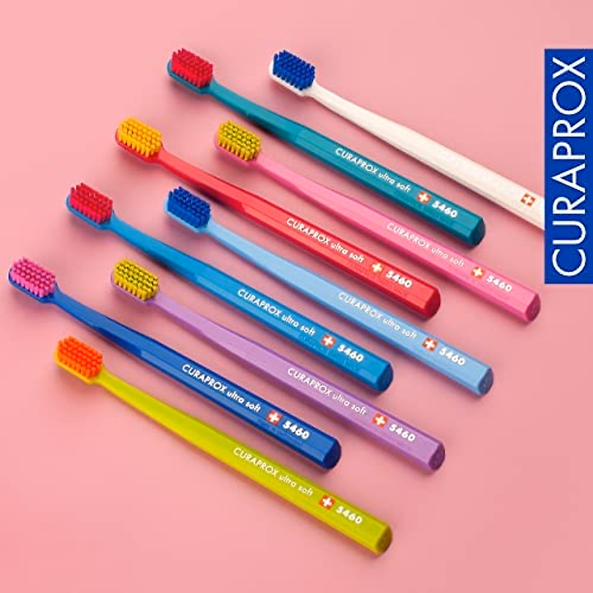 Curaprox 5460 Ultrasoft Toothbrush, 6 Pack