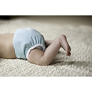 Thirsties Reusable Cloth Diaper Cover, Hook & Loop Closure, White, X-Small