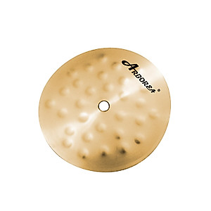 Arborea Cymbal 10" Splash Cymbal for Drum Set FHC Traditional Finish Pure Brass Drum Cymbal