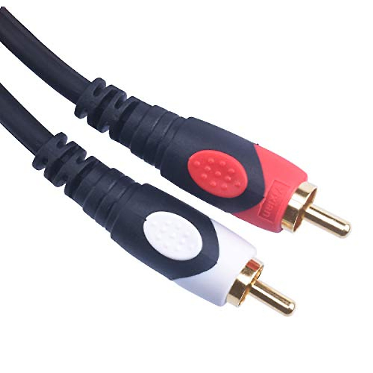 Devinal 1/4 to RCA Cable, Dual RCA to Dual 1/4 TS Interconnect Cable, Double 6.35mm Mono to 2 RCA/Phono Stereo Patch Cable Cord Adapter 20 Foot 6m