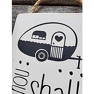 Camping Signs Decor Wood Sign, Camping Sign, Travel Trailer Sign, Camper Sign, No Pooping Sign, Restroom Sign, Camping Gifts, Unique Gift, Though Shall Not Poop