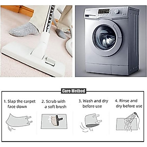 American Abstract Retro Living Room Decor Area Rugs, Diamond Pattern Geometric Design Bedroom Carpet, Low Pile Soft Machine Washable Non Slip Backing Interior Door Mat Pet Carpet Game Room-2ft x 3ft