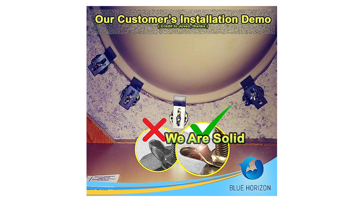 Undermount Sink Bracket Clip, Universal Heavy Duty Epoxy Undermounting ...