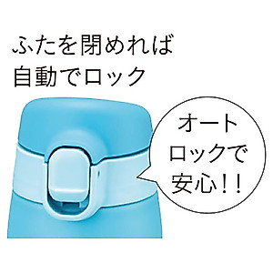 Tiger Water Bottle, 11.8 fl oz (350 ml), Kameichido, Mug, Stainless Steel Bottle, One-Touch, Lightweight, Rabbit MCT-A035P