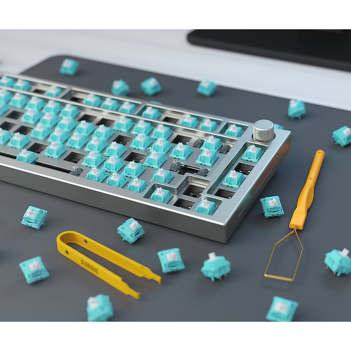 Glorious Lynx Switch (LUBED) - 36x Linear PCB Mounted 5 pin Switches for Mechanical Keyboard - Linear Keyboard Switches - Pre Lubed Switches