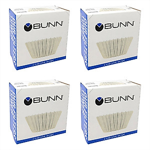 Bunn BCF100 BCF100-B 100-Count Basket Filter (Pack Of 4),White, 4