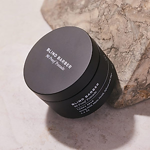 Blind Barber 90 Proof Hair Pomade for Men - Strong Hold, Natural Finish - Water-Based Pomade for Men with Hops & Tonka Bean - Free of Greasy Oils, Easy to Use Matte Pomade - (2.5 Oz)