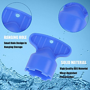 BOETOADG 5 Pcs Cache Faucet Aerator Key Removal Wrench Tool with 5 Sizes M16.5, M18.5, M21.5, M22.5, M24 Recessed Aerator Key Sink Aerator Wrench for Bathroom Kitchen Sink Faucet Aerator Removal Tool