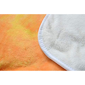 ENCOFT Flannel Bed Blanket Full Size for Couch Sofa and Bed, Soft Galaxy Mermaid Throw Blanket