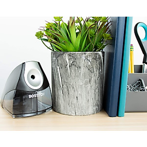 Compact Desktop Electric Pencil Sharpener, Black, Sold as 1 Each