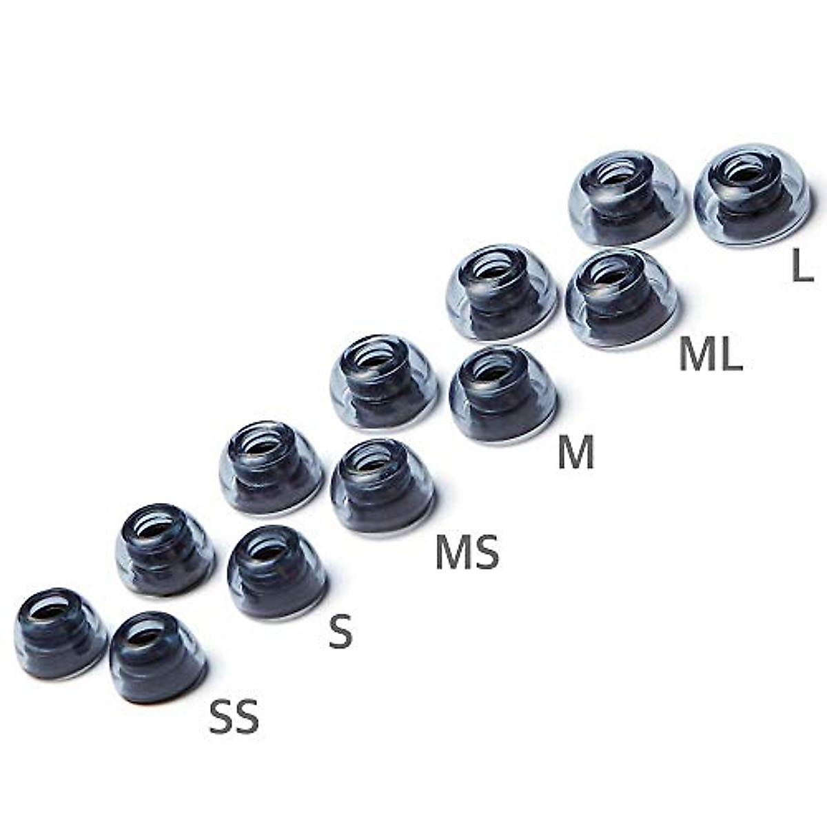 AZLA SednaEarfit XELASTEC for Airpods Pro 2nd & 1st Gen / 3 Pairs (Size MS/M/ML 3Pr)