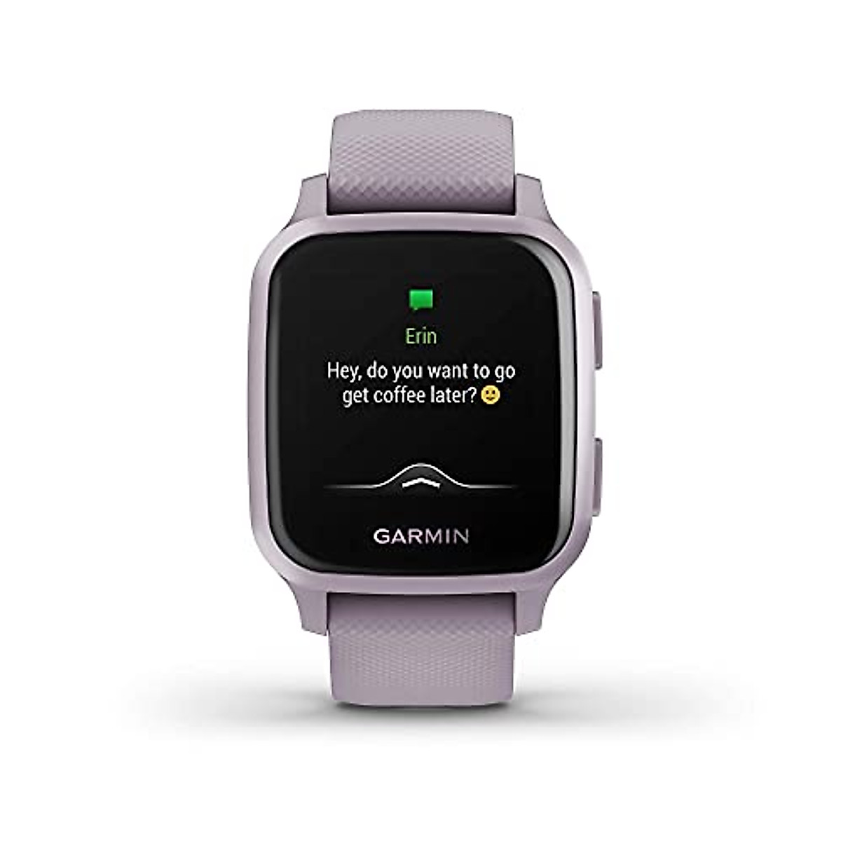 Garmin Venu Sq, GPS Smartwatch with Bright Touchscreen Display, Up to 6 Days of Battery Life, Orchid Purple (Renewed)