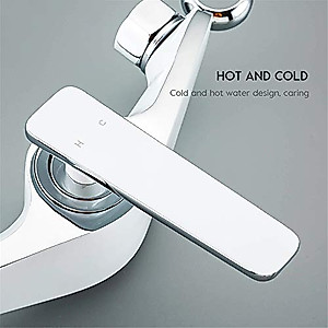 MINJING Bidet Faucets, Wall Mounted Bathroom Shower Tap Bidet Toilet Sprayer Bidet Toilet Washer Mixer Faucet