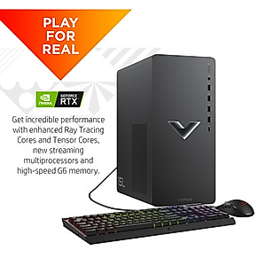 Victus 15L Gaming Desktop HyperX Bundle, 13th Generation Intel Core i7-13700F, 16 GB RAM, 512 GB SSD, NVIDIA GeForce RTX 3060 Graphics, Windows 11 Home, TG02-1030h (2023)