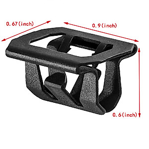 DSparts Bag of 10 Replacement for GM Bumper Cover Front Grille Retainer Clips Replaces Part Number 15078238 700-053