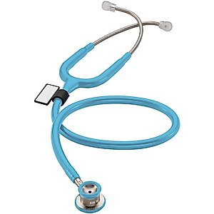 MDF Instruments MDF777I-03 MD One Infant Stainless Steel Dual Head Stethoscope, Infant-Baby Blue
