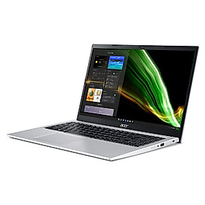 Acer Aspire 1 A115-32-C96U Slim Laptop | 15.6" Full HD Display | Intel Celeron N4500 Processor | 4GB DDR4 | 128GB eMMC | WiFi 5 | Microsoft 365 Personal 1-Year Subscription | Windows 11 Home in S mode