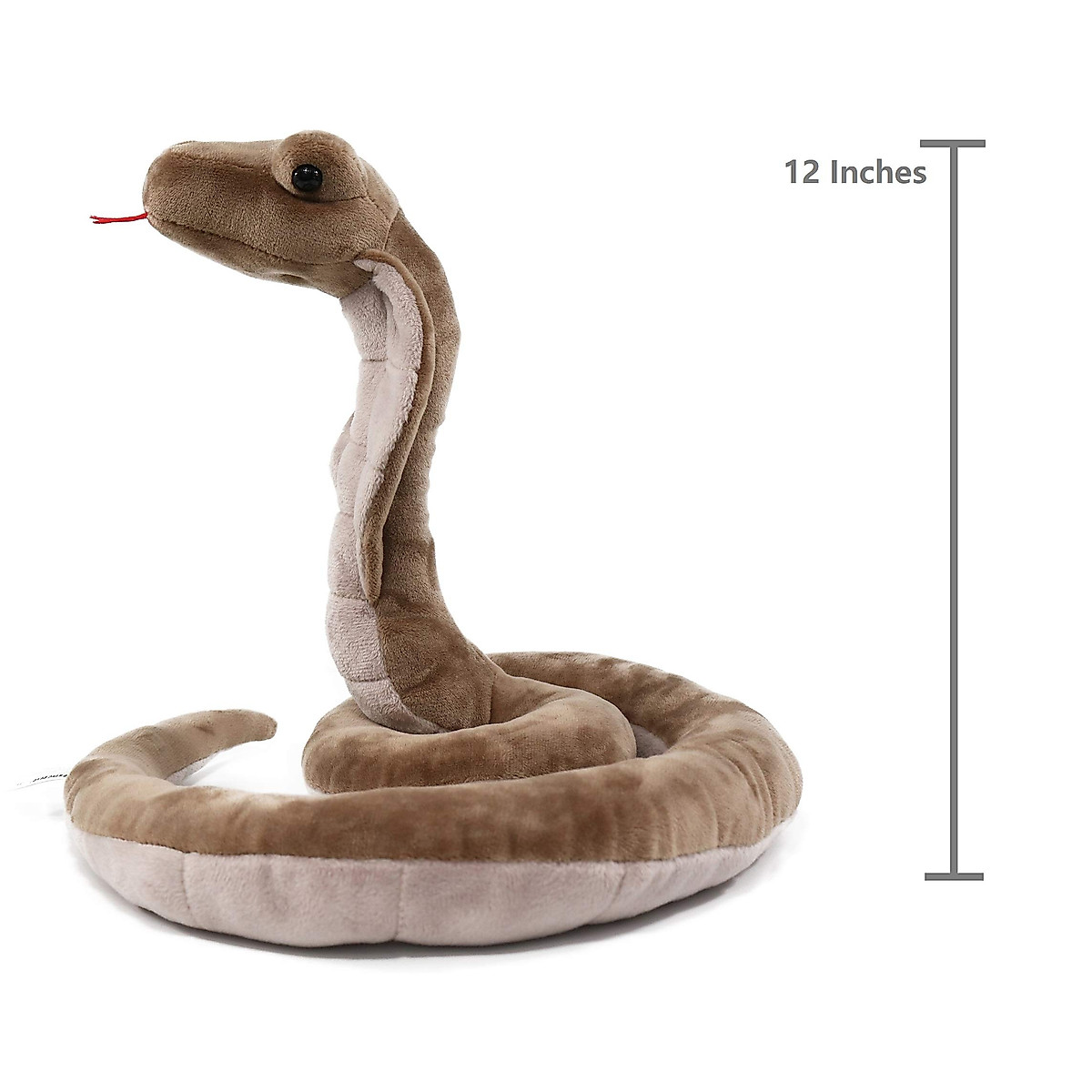 Ice King Bear Wild Animal Stuffed Animals Zoo Family Plush Toy (Cobra 12 Inches)