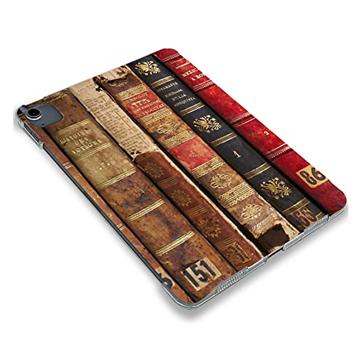 Cute Library Books Pattern case Compatible with iPad Mini Air Pro 7.9 8.3 9.7 10.2 10.9 11 12.9 inch Pattern Cover New 2022 2021 Trifold Stand 3 4 5 6 7 8 9 Generation 259 (10.2" iPad 7/8/9 gen)