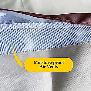 SELUGOVE Caddy Cover,Khaki Thick Fabric Waterproof Caddy Cover