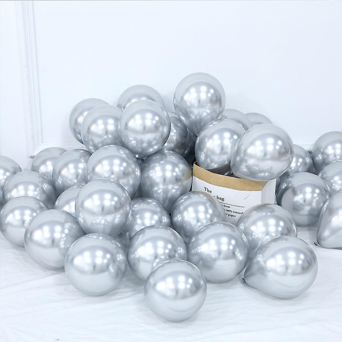 Blue Snowflake Balloon Garland Arch kit-Snowflake Balloon with Silver Blue White Latex Balloons set for Winter Wonderland Holiday Christmas Baby Shower Snow Princess Birthday Party Decorations