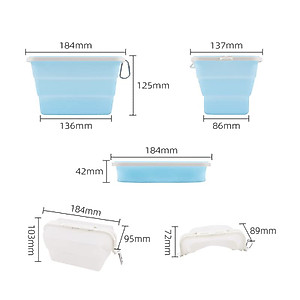 NOLOG YAYIN Reusable Silicone Bags - Leakproof & Airtight {100% Food Grade Silicone} Microwave & Dishwasher Safe Freezer Silicone