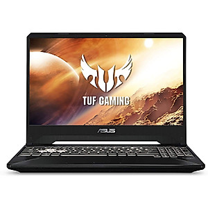 ASUS TUF FX505DT Gaming Laptop, 15.6” Full HD, AMD Ryzen 7 R7-3750H Processor, GeForce GTX 1650 Graphics, 8GB DDR4, 256GB PCIe SSD, Gigabit Wi-Fi 5, Windows 10 Home, FX505DT-WB72, RGB Keyboard