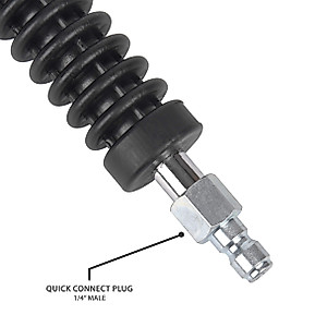 McKillans® Car Pressure Washer Extension Wand - Power Washer Wand Extension for Car Wash - Short Pressure Washer Wand Replacement - Pressure Washer Accessories & Attachments - 1/4” Quick Connect Plug