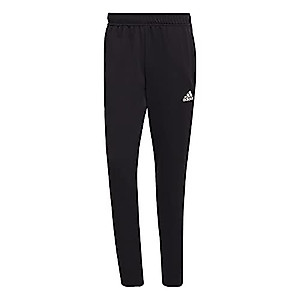 adidas Men's Standard Sereno Pant, Black/White, Medium