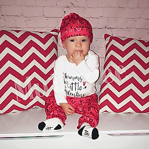 Singcoco Baby Boy Valentine's Day Outfit Newborn Mommy's Little Valentine Bodysuit (Red, 0-3 Months)