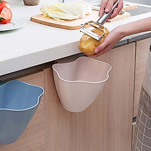wekold Home Kitchen Garbage Storage Bin Can Hanging Rubbish Container Kitchen Trash Cans