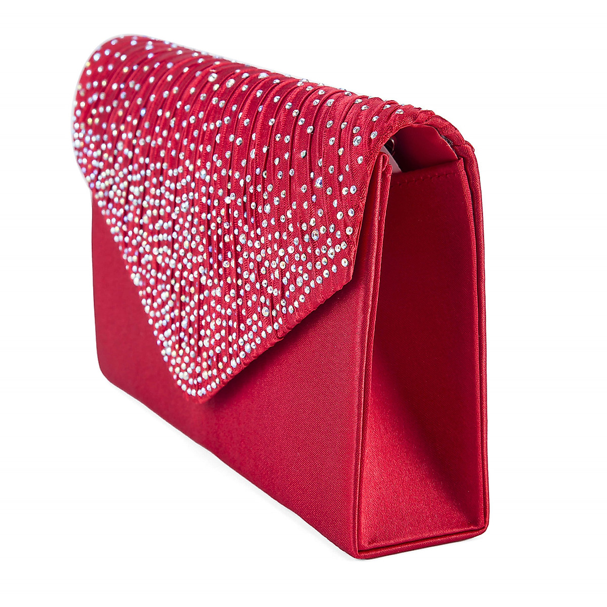 LIFEWISH Envelope Evening Bag Glitter Rhinestone Clutch Purse Wedding Party Shoulder Bag for Women