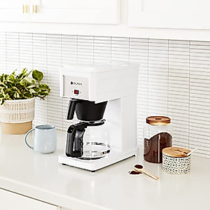 BUNN GRW Velocity Brew 10-Cup Home Coffee Brewer, White