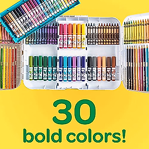 Crayola Ultra Smart Case, 150 Pieces, Art Set for Kids, Gift, (Model: 04-6810)